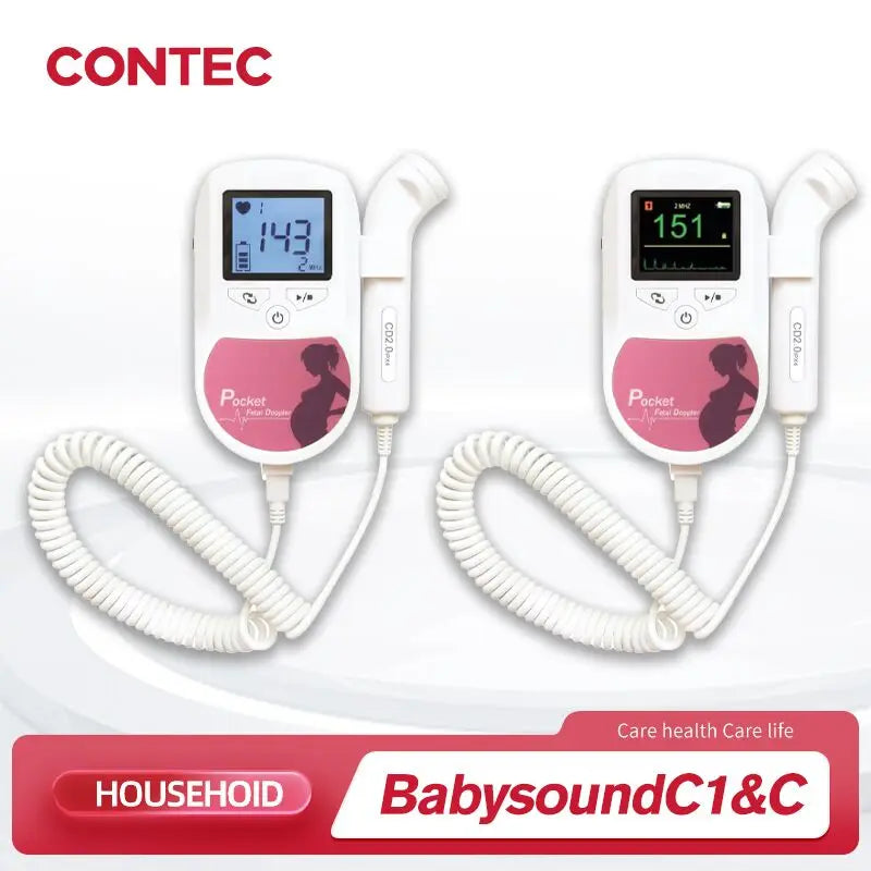 CONTEC Fetal Doppler Heart Baby Beat Monitor – SUPER B PLUS GROUP LTD®