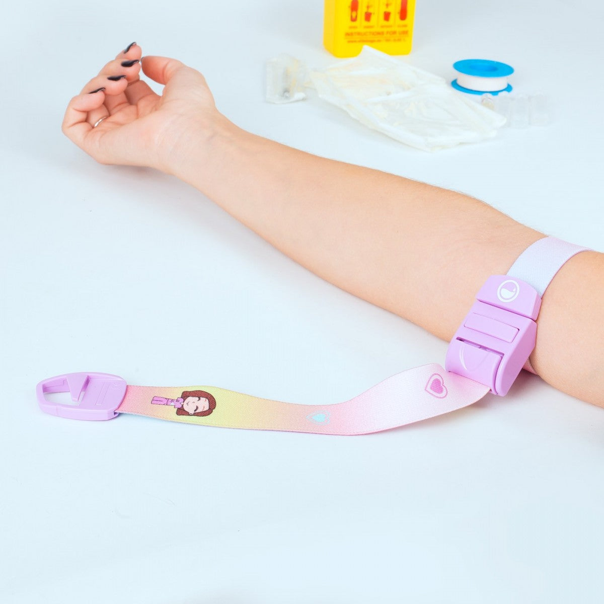 Tourniquet Venous (Vein) Clip Compressor Washable Latex-Free – SUPER B PLUS GROUP LTD®