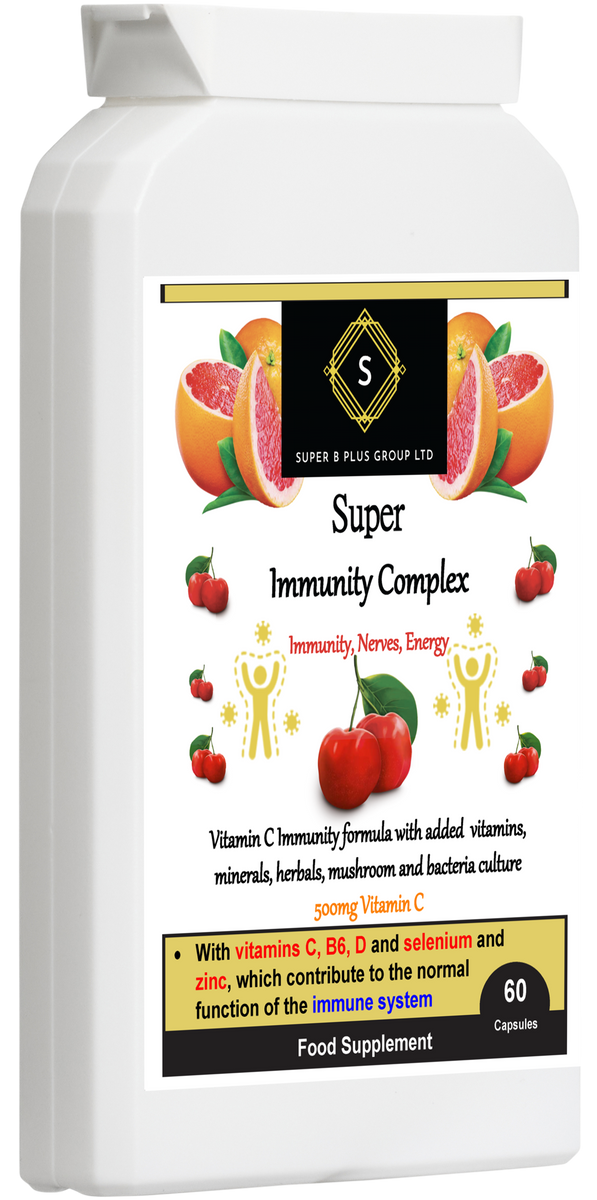 Super Immunity Complex: Boost Energy & Antioxidants | Vegan Supplement ...