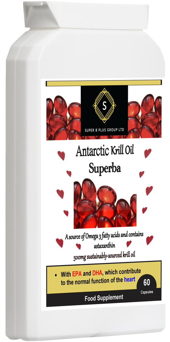 Superba Antarctic Krill Oil | Omega-3 Fatty Acids Supplement – SUPER B ...