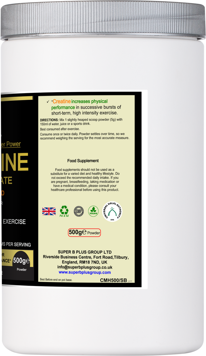 Creatine Monohydrate Powder Muscle Strength & Power - High-Performance ...