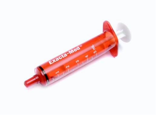 Oral Feeding Dispensing Syringe 50ml Amber EXACTAMED Pharmacy/Ward Pac ...