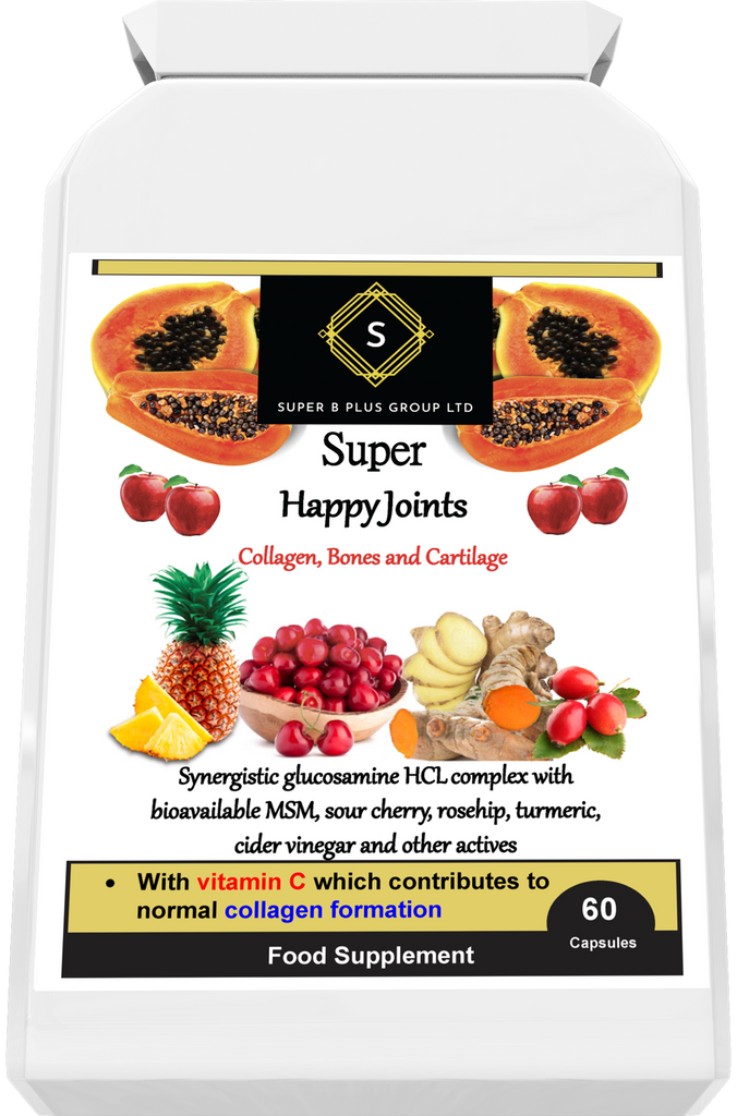 Super Happy Joints Formula Collagen Bone Support Food Supplement ...