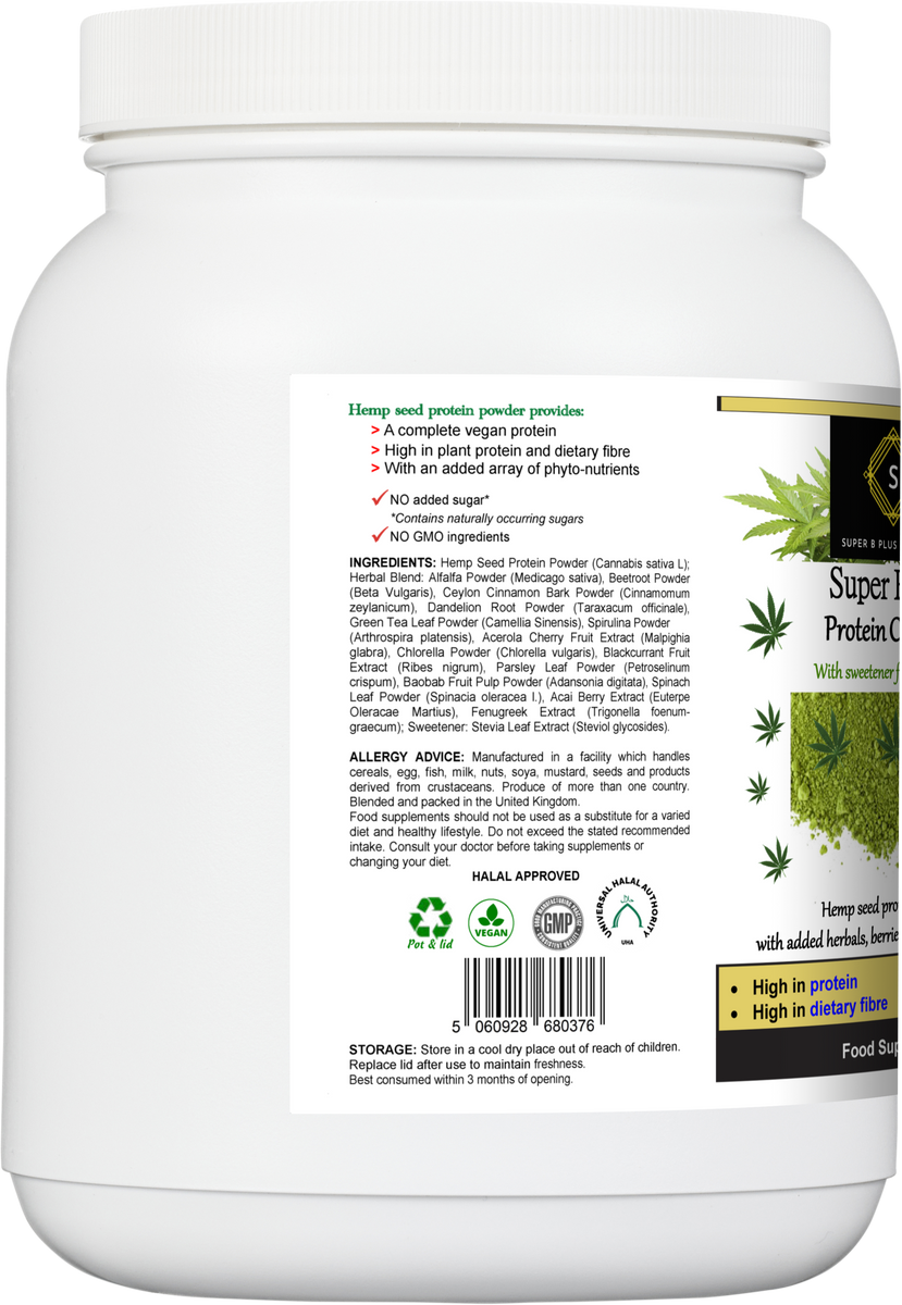 Super Hemp Protein Complex – SUPER B PLUS GROUP LTD®