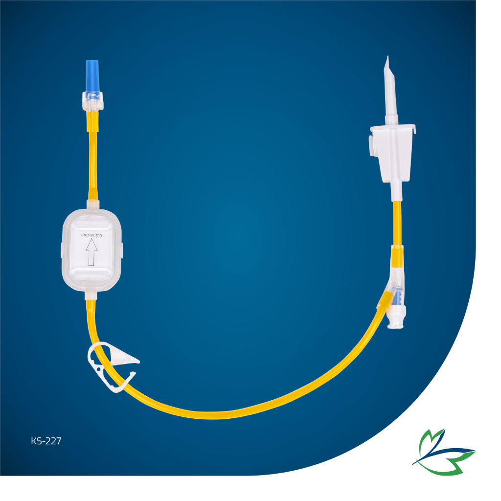 IV EXTENSION LINE WITH 0.2-micron IV FILTER AND NEEDLE-FREE Y-CONNECTI ...