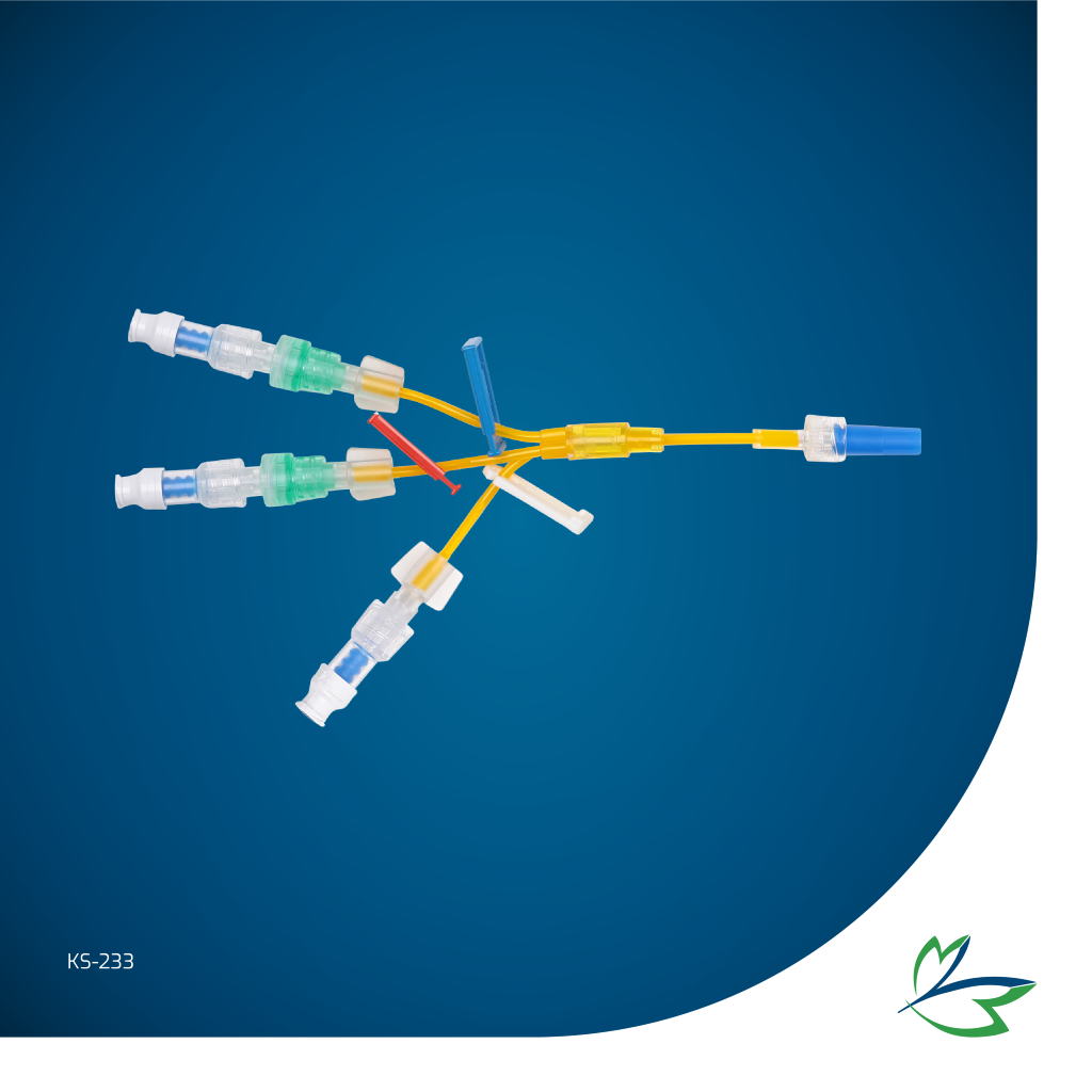 IV EXTENSION LINE, TRIPLE LUMEN (TRIFURCATED) SMALL-BORE (0.9 x 2.5mm ...