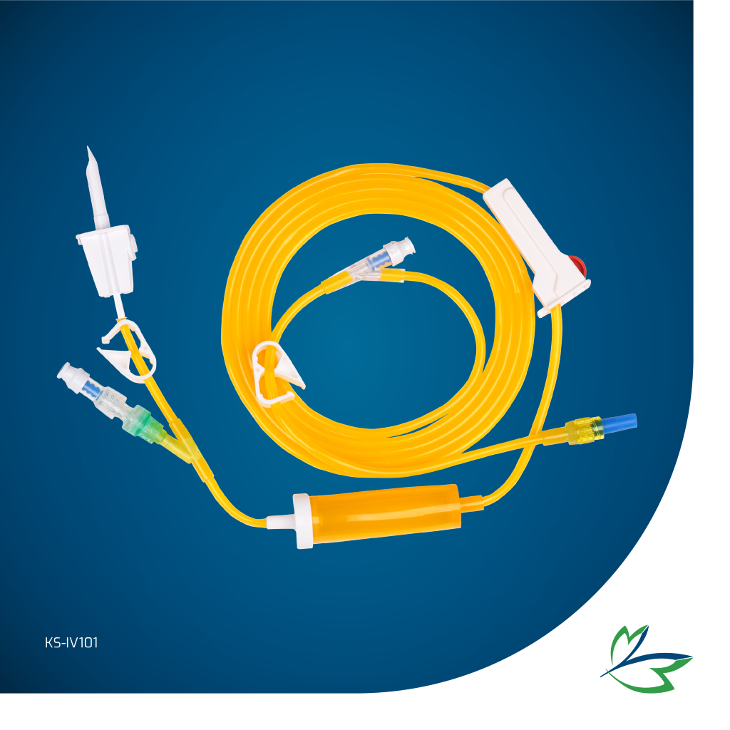 IV CHEMOTHERAPY INFUSION SET, 1-WAY NEEDLE-FREE CONNECTOR WITH CHECK-V ...