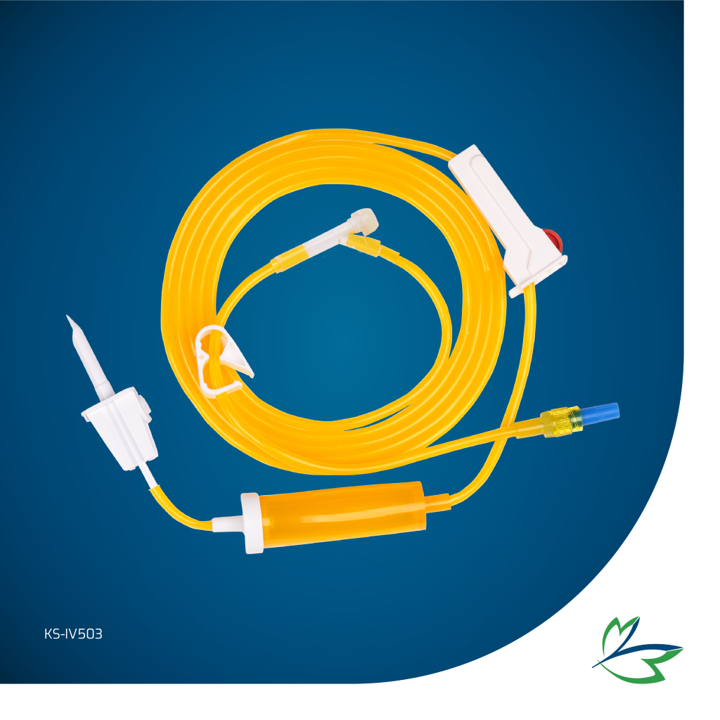 IV INFUSION SET, Y-SITE INJECTION PORT, LIGHT-PROTECTED LARGE-BORE (3 ...