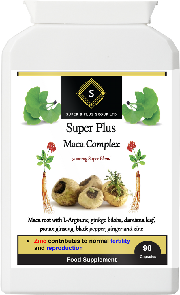 Super Plus Maca Complex: Boost Libido & Fertility - 3000mg Maca Root ...