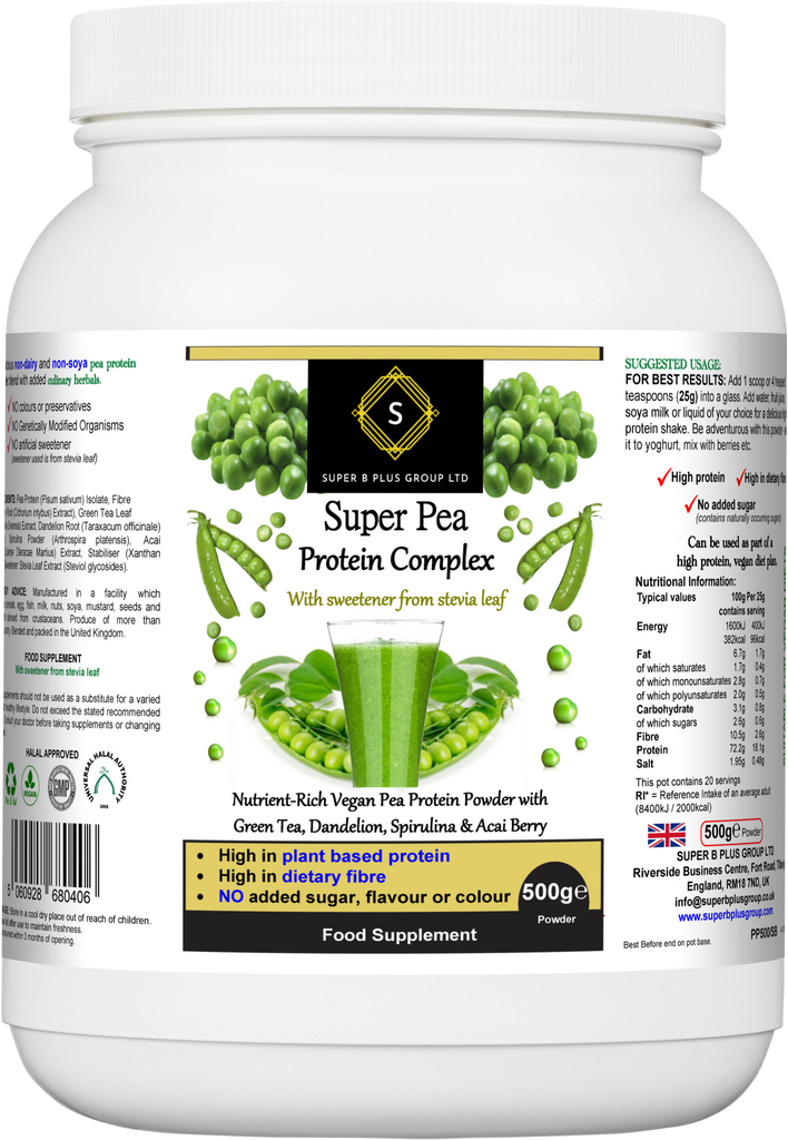 Super Pea Protein Complex Weight Loss Workout Superfood Powder Shake ...