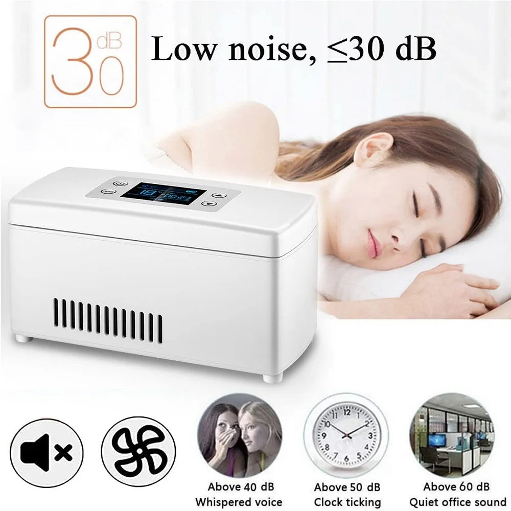 Portable Cooler Refrigerator Case 2-8 Degrees for Home and Travel ...