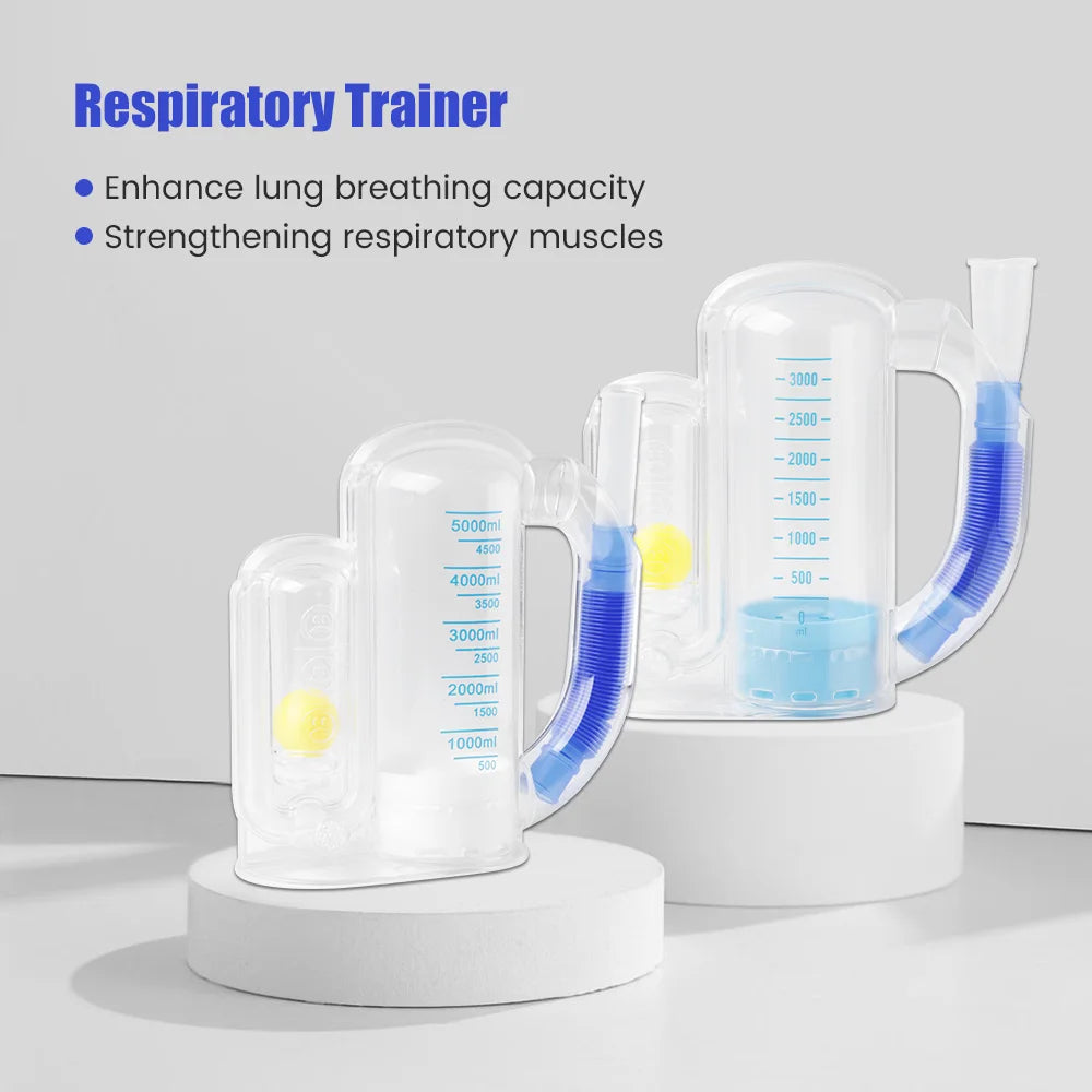 Volumetric Exerciser Lung Breathing Exerciser 3000/5000ml Spirometer R ...