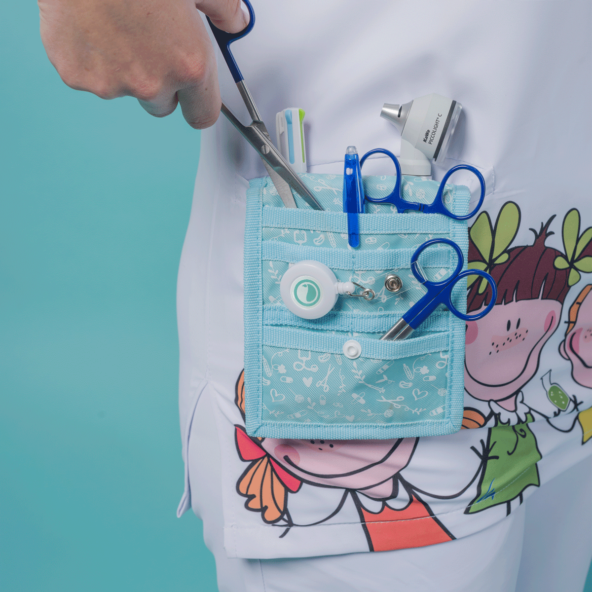 KEENS Nurse Pocket Organizer Aqua – SUPER B PLUS GROUP LTD®