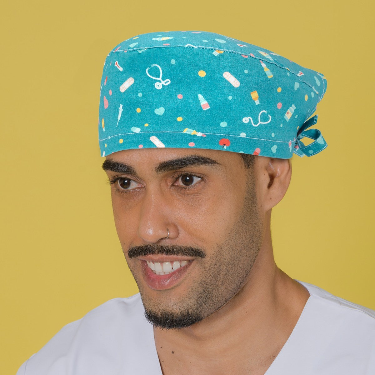 Short Hair Surgical Cap with Adjustable Laces - Medical Instruments ...