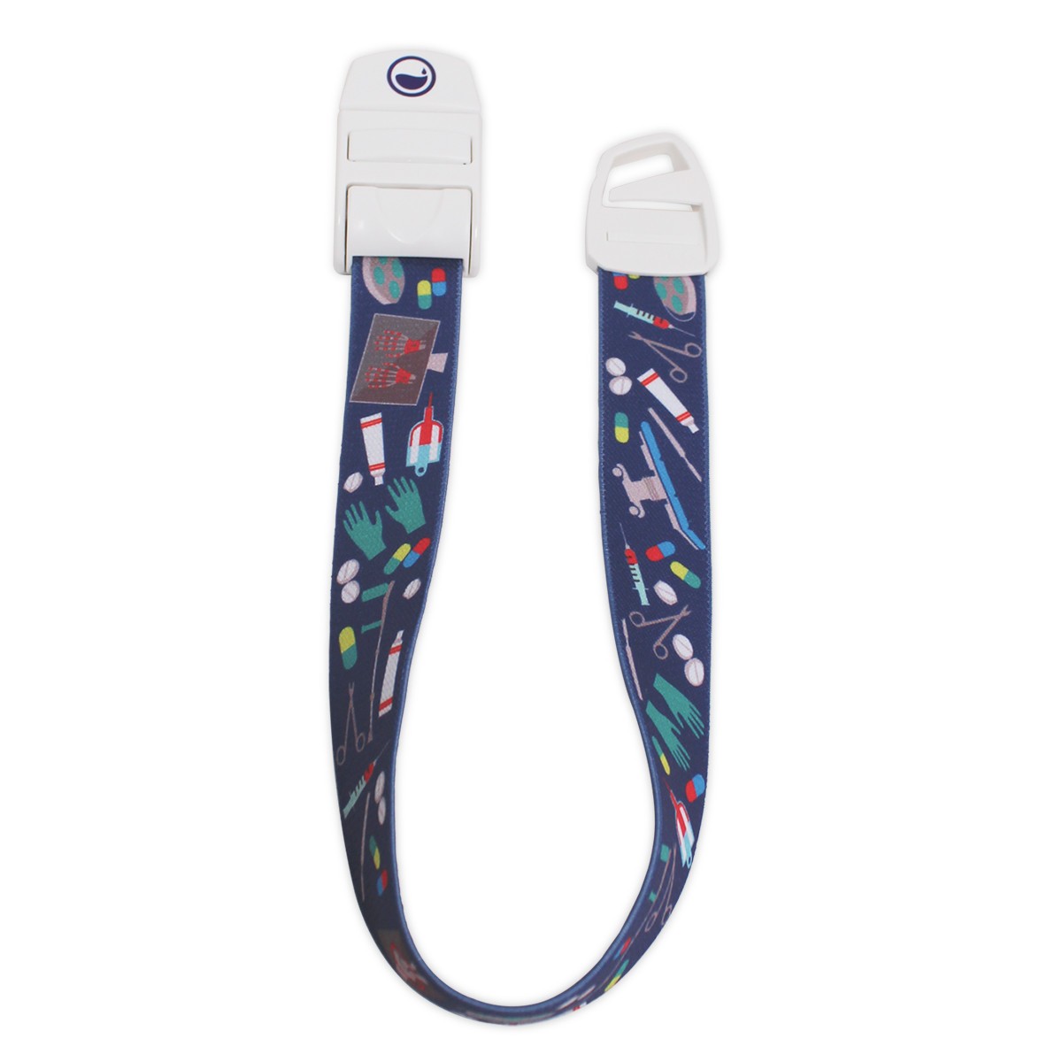 Tourniquet Venous (Vein) Clip Compressor Washable Latex-Free Navy Blue ...