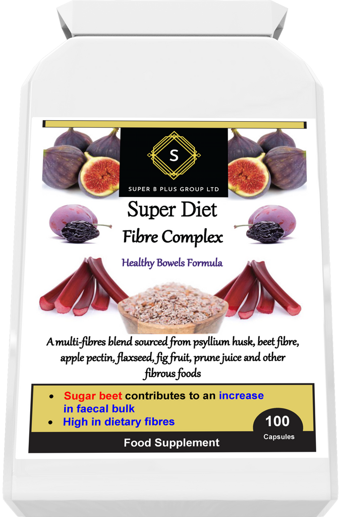 Super Diet Fibre Complex Healthy Bowels Formula Weight Loss Fat Burner ...