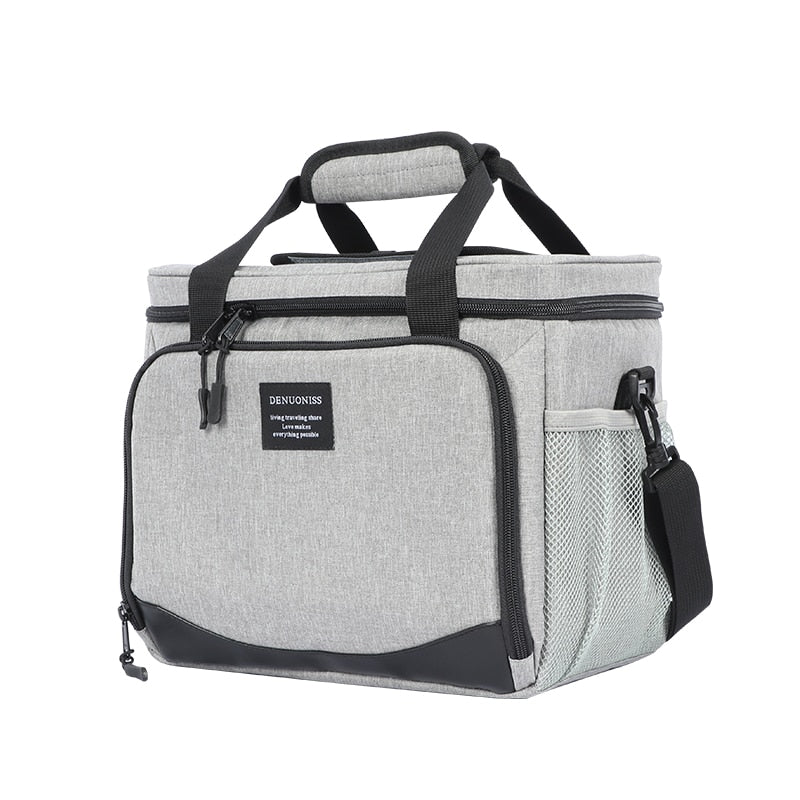 Insulated Thermal Cooler Shoulder Bag 13L with Bootle Opener – SUPER B ...