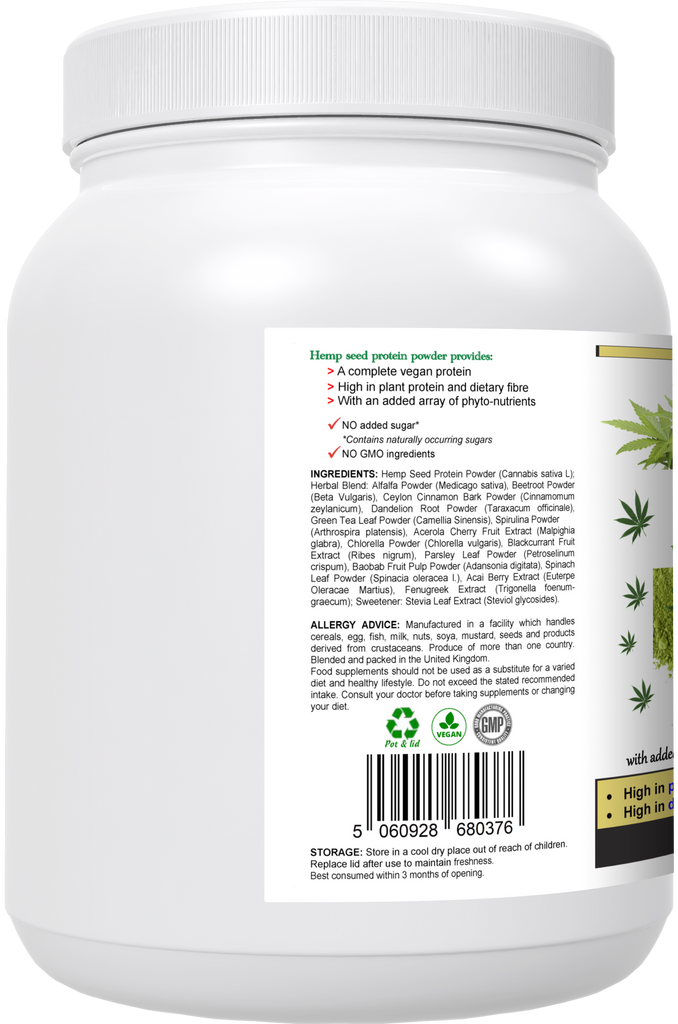 Super Hemp Protein Complex – Super B Blus Group Ltd
