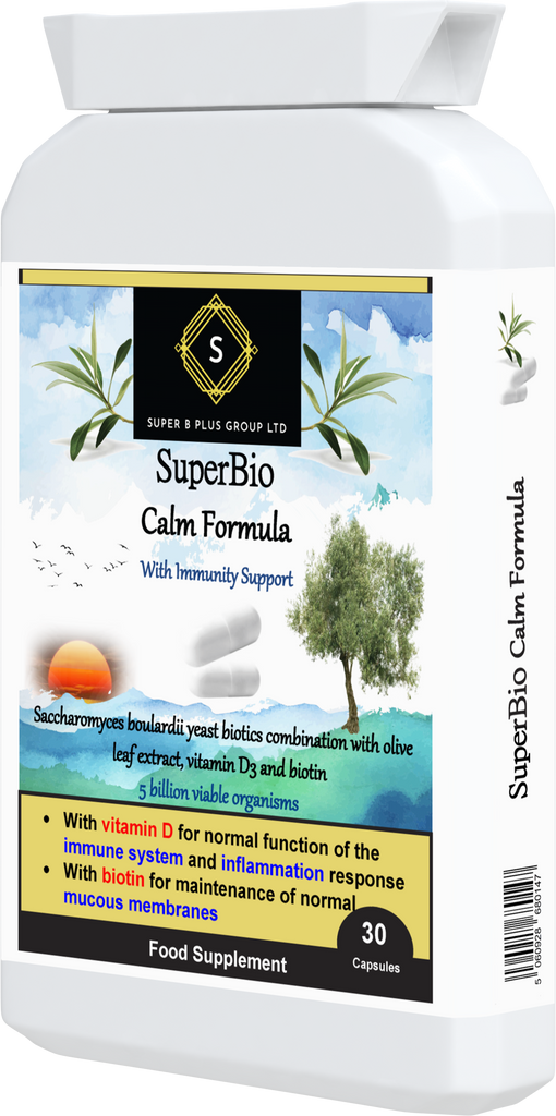 SuperBio Calm Formula Relax Antistress Formula Probiotic Supplement ...