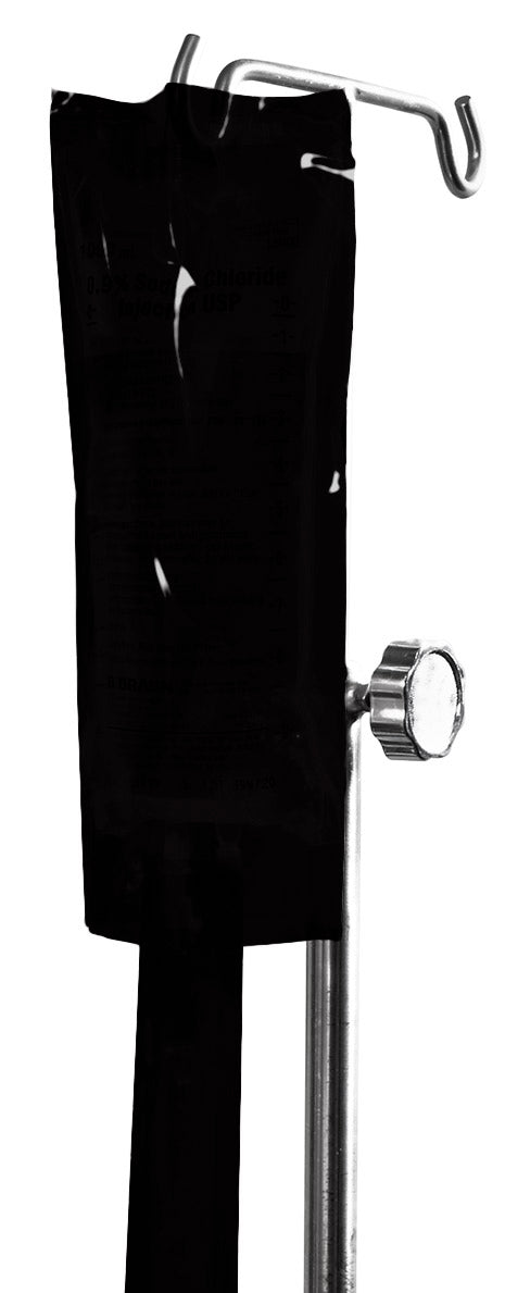 UVLI Tubing Covers for Use Over IV Lines Black 2.5 in x 72 in (6,3 cm ...