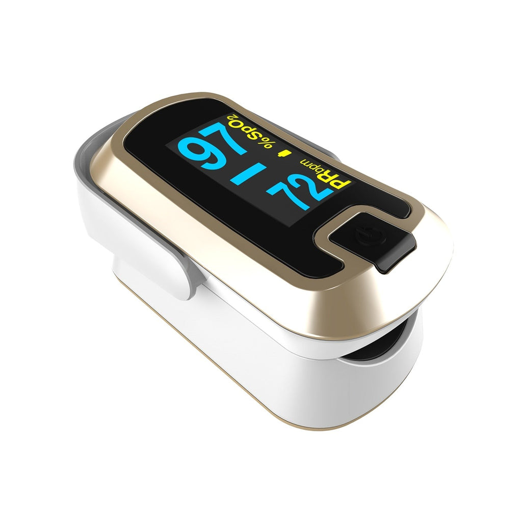 Mibest MD300CN340 OLED Fingertip Pulse Oximeter Gold/White – SUPER B ...