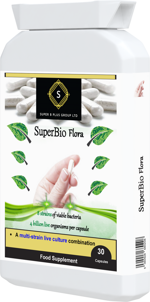 SuperBio Flora Probiotic Immunity Cleanse Detox Gut Health Supplement ...