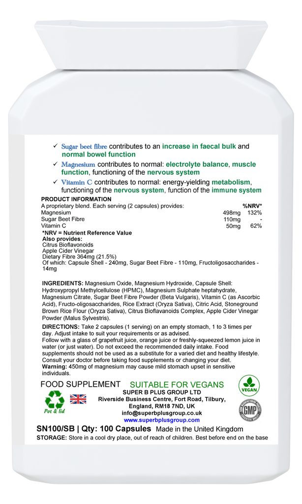 Super Hydration Formula Bowel Cleanse Detox Electrolyte Supplement ...