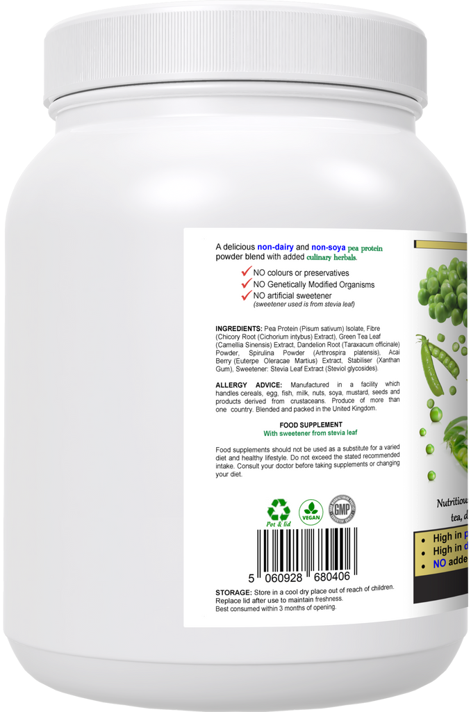 Super Pea Protein Complex Weight Loss Workout Superfood Powder Shake ...