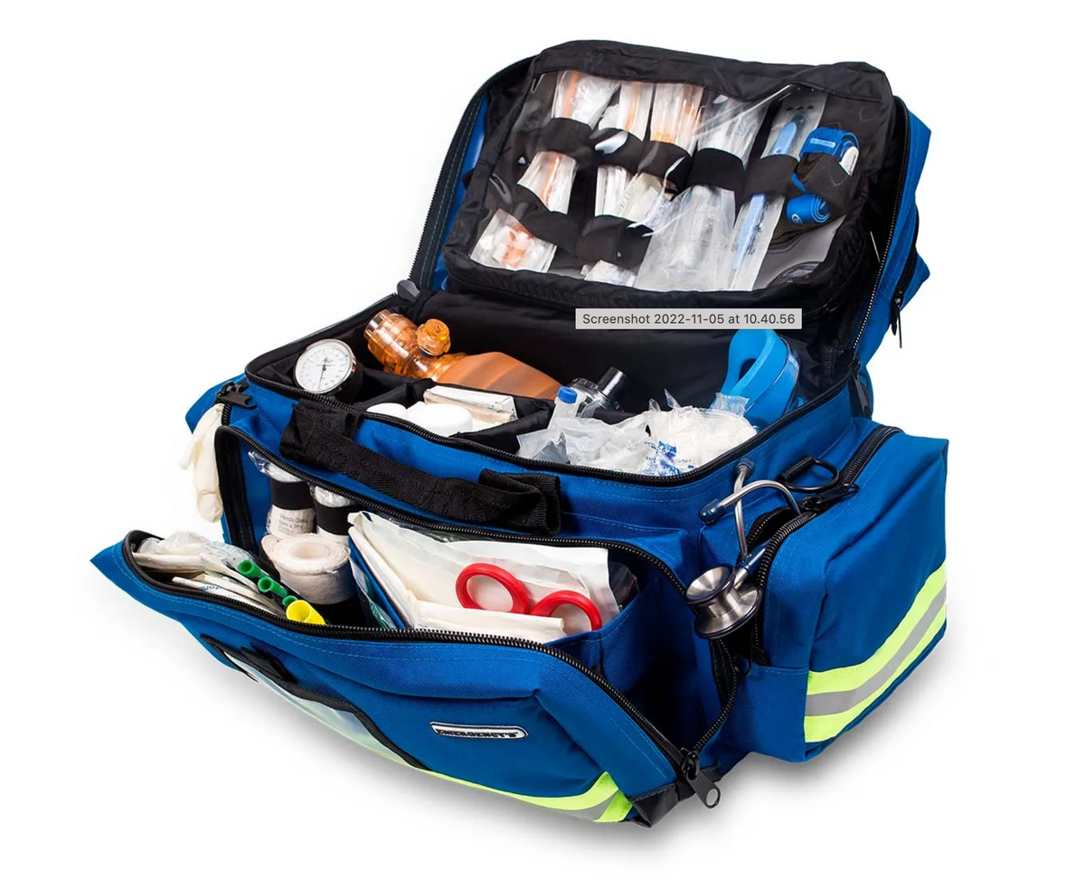 Elite Large Capacity Emergency Bag Royal Blue Medical Bag – SUPER B ...