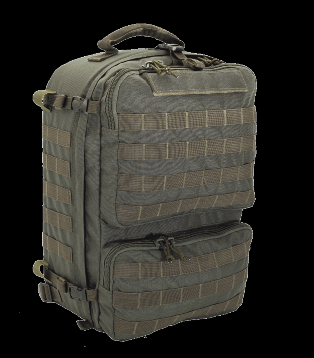 Elite PARAMEDS Rescue Tactical Backpack OD Green Medical Emergency Bag ...