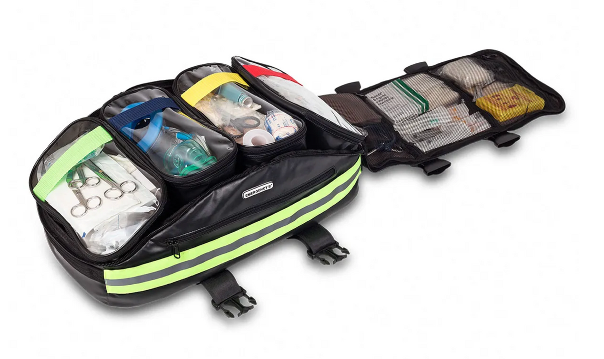 Mochila Tapezodial Basic Life Support Bag Black Medical Bag – SUPER B ...