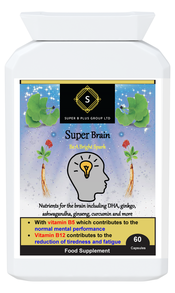 Super Brain Mental Performance Memory Energy Immunity Boost Supplement ...
