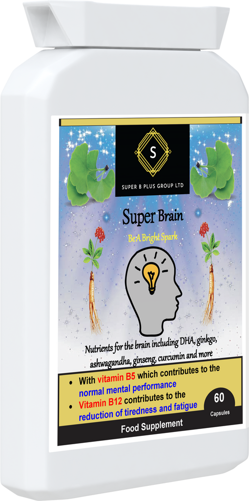 Super Brain Mental Performance Memory Energy Immunity Boost Supplement ...